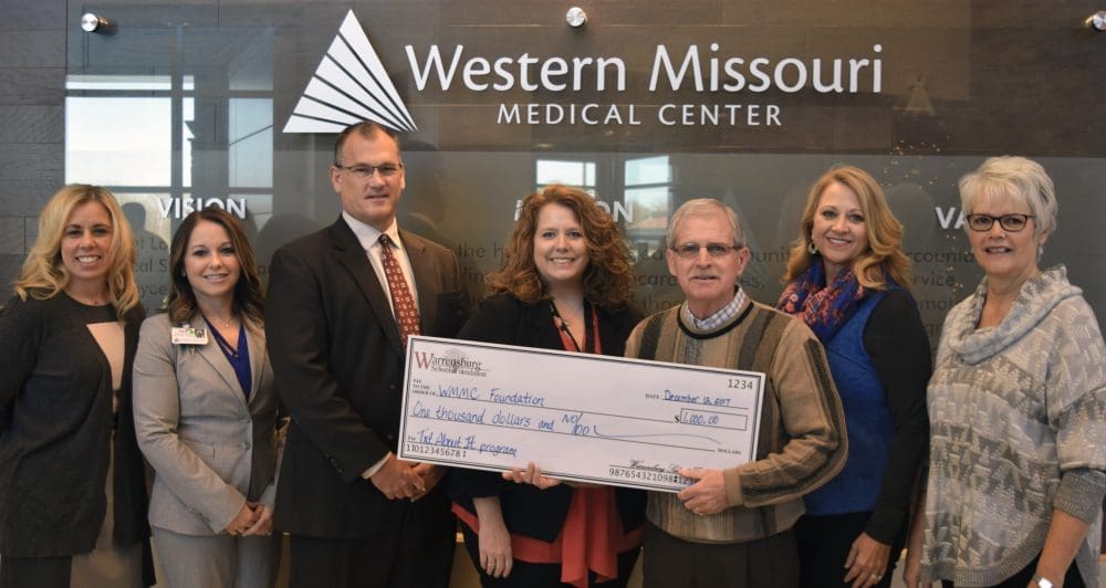WMMC Foundation Receives Donation from the Warrensburg Schools ...